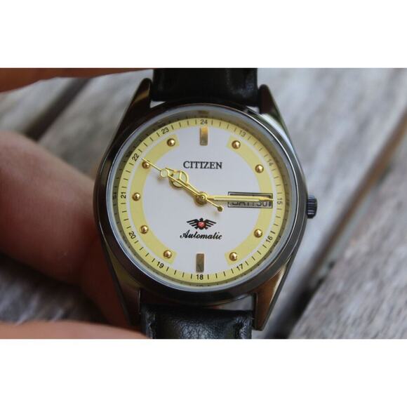 Citizen | Accessories | Vintage 976 Citizen Automatic Mens Silver Watch ...